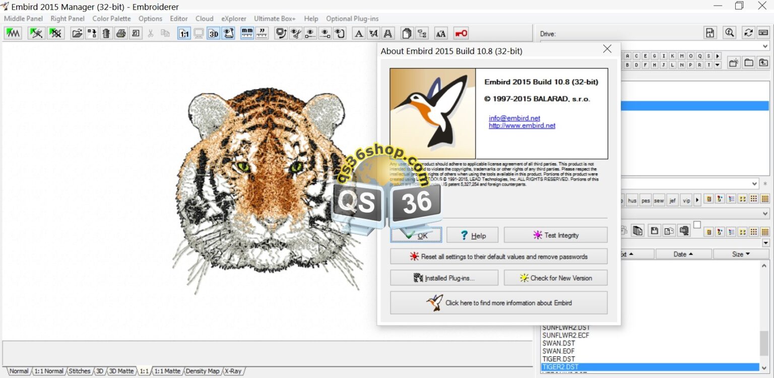 Embird 2015 Full – QS36 Shop