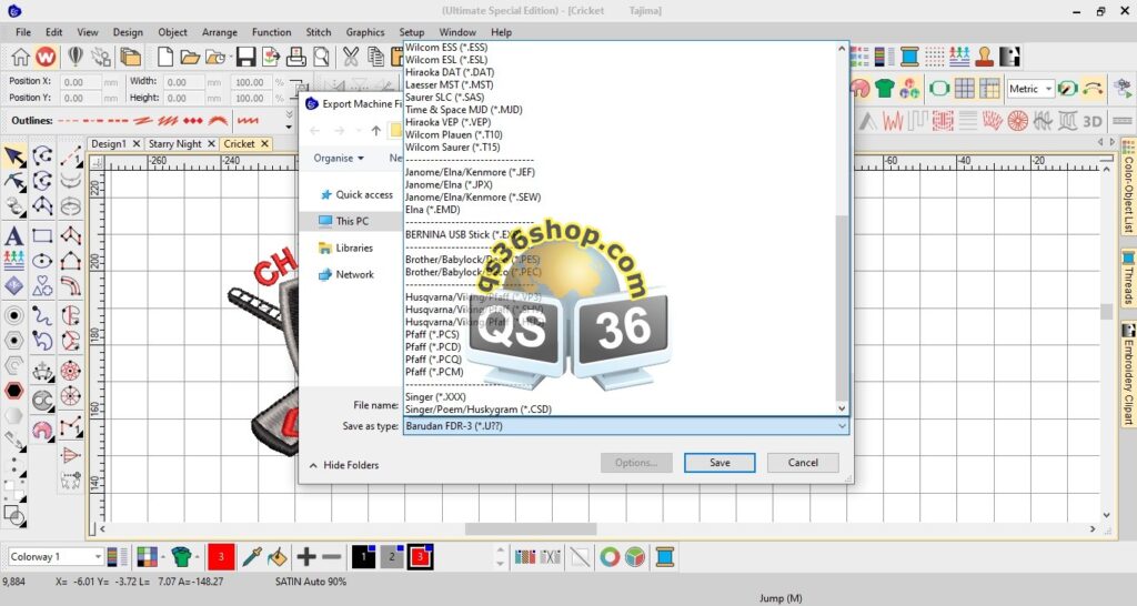 Wilcom Embroidery Studio E4 E4.2H Full – QS36 Shop