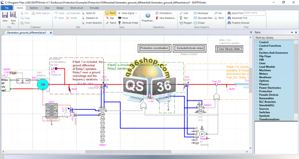 EMTP-RV 4.1 (EMTPWorks) Full – QS36 Shop