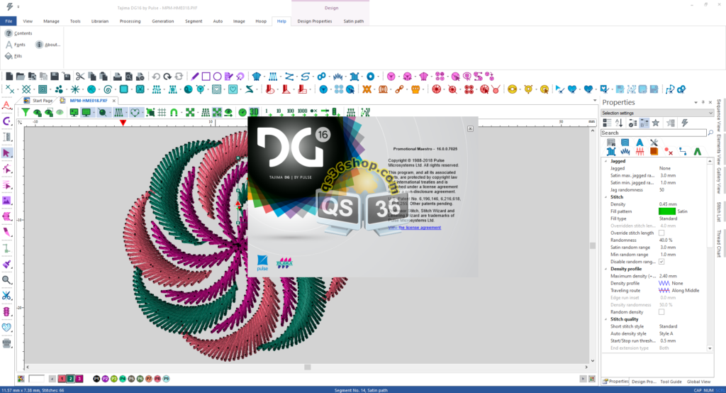 TAJIMA DG16 by Pulse MAESTRO Full – QS36 Shop