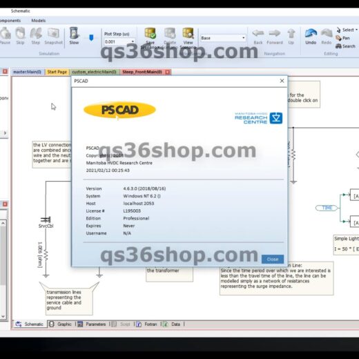 EMTP-RV 4.1 (EMTPWorks) Full – QS36 Shop