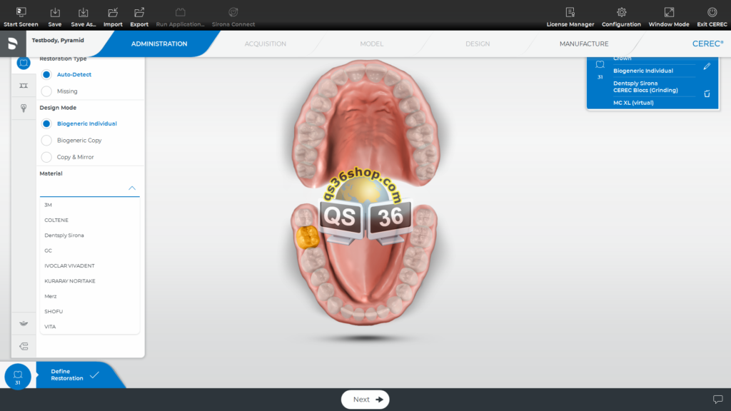 CEREC SW 5.1 Full – QS36 Shop