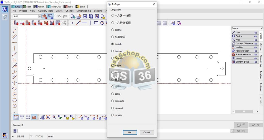 TruTops V11 Full Suite (CAD, Nest, Laser, Punch, Tube CAD, Tube, Bend ...