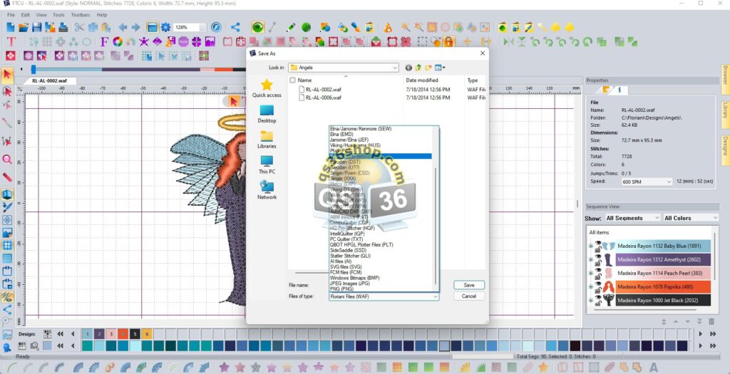 Floriani Total Control U 2021 Build 3811 Full – QS36 Shop