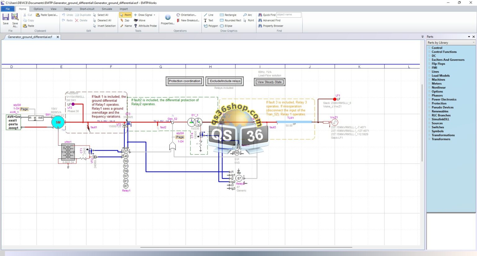 EMTP-RV 4.2.1 (EMTPWorks) Full – QS36 Shop