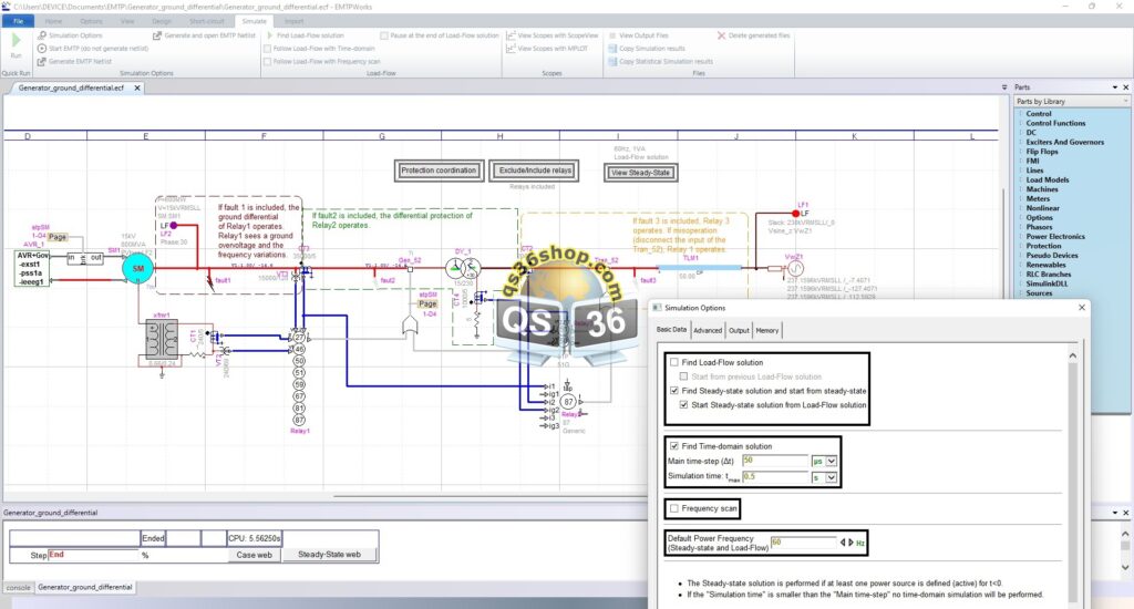 EMTP-RV 4.2.1 (EMTPWorks) Full – QS36 Shop
