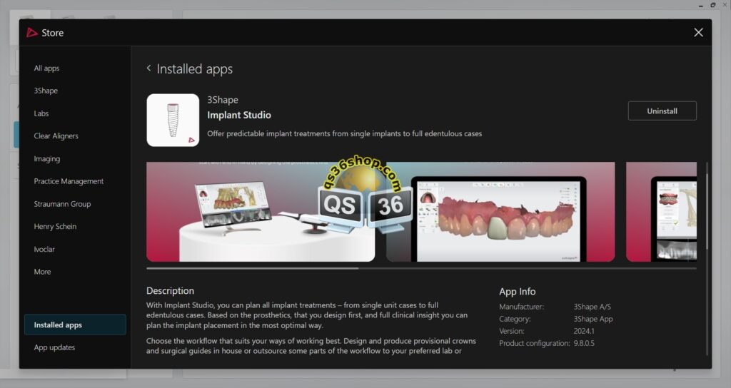 3Shape Unite 2024 Full (Implant Studio + TRIOS Design Studio) – QS36 Shop